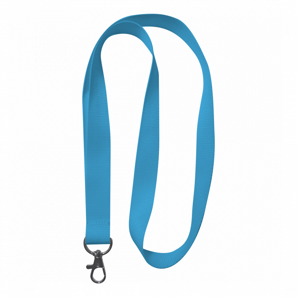 Plain Lanyard - Light Blue - wristland.com