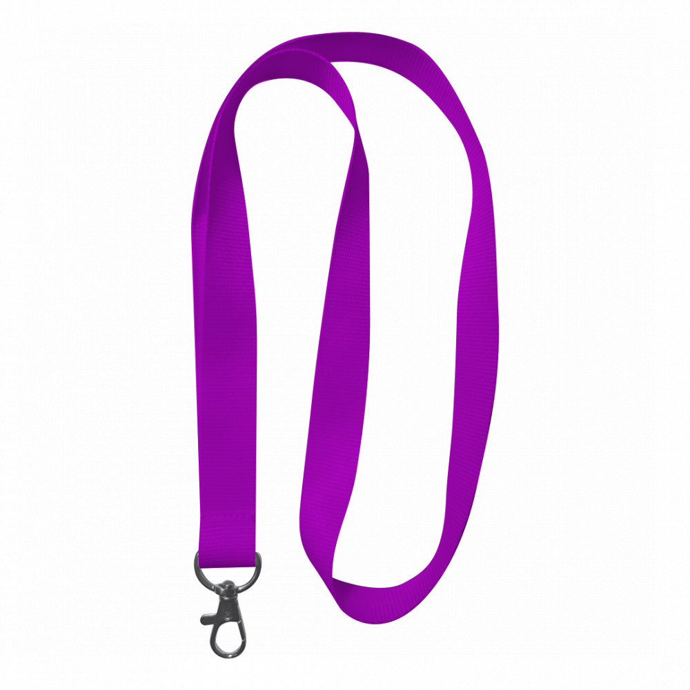 Plain Lanyard - Purple - wristland.com
