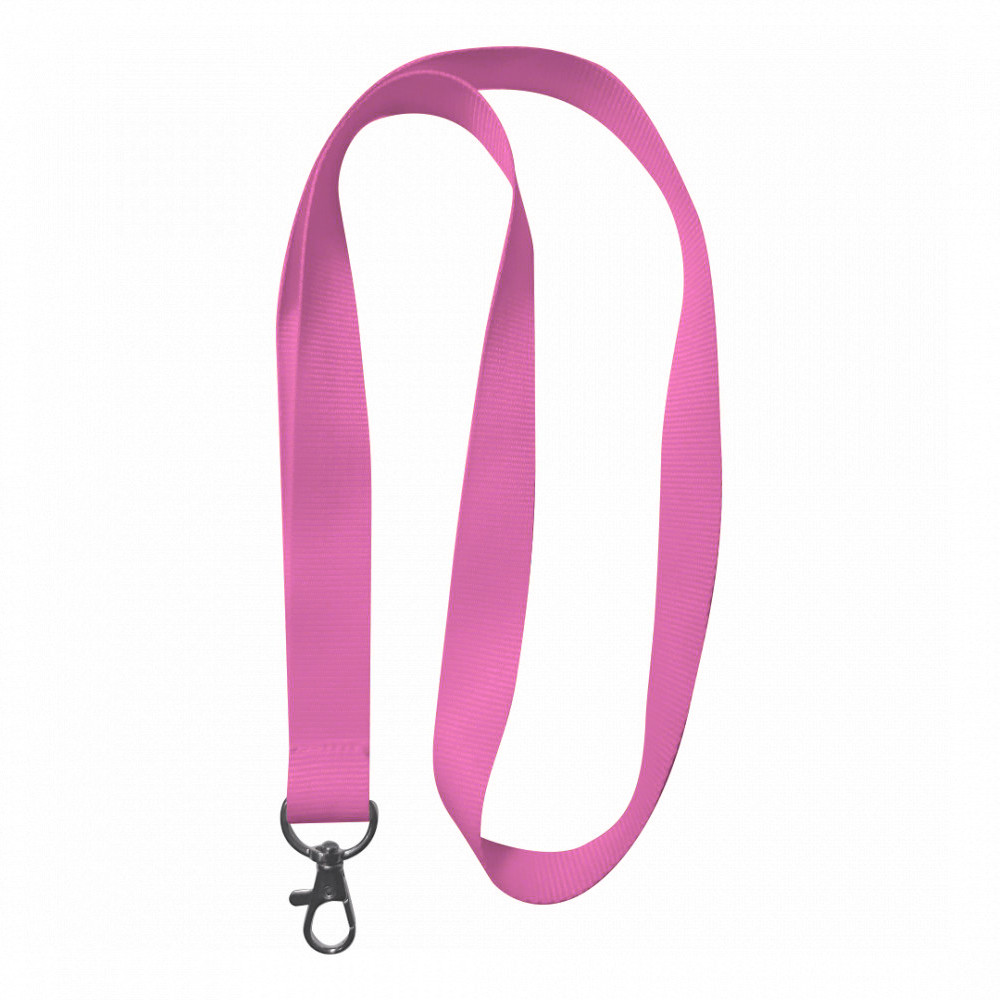 Plain Lanyard - Light Pink - wristland.com